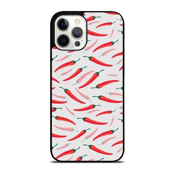 Accessories | Chili Pattern White Bg Iphone Case | Poshmark